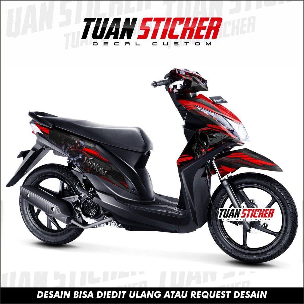 Jual Sticker Striping DECAL Honda Beat FI, Sticker Beat FI, Sticker ...