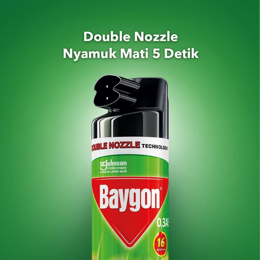 Jual BAYGON Aerosol - Pembunuh Serangga / Nyamuk / Kecoa - Kaleng 600 ...