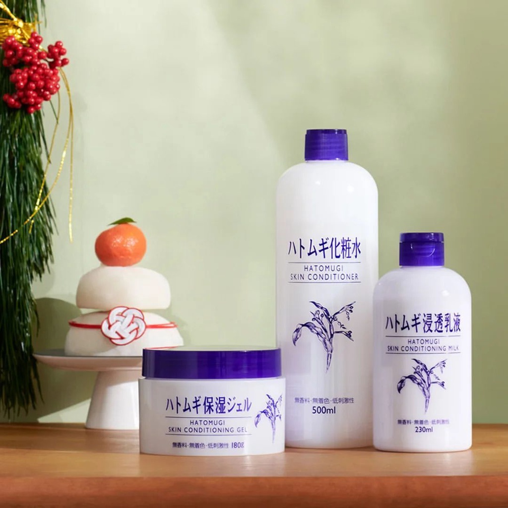 Jual (Made in Japan) HATOMUGI Skin Conditioner 500ml BPOM - Hatomugi ...