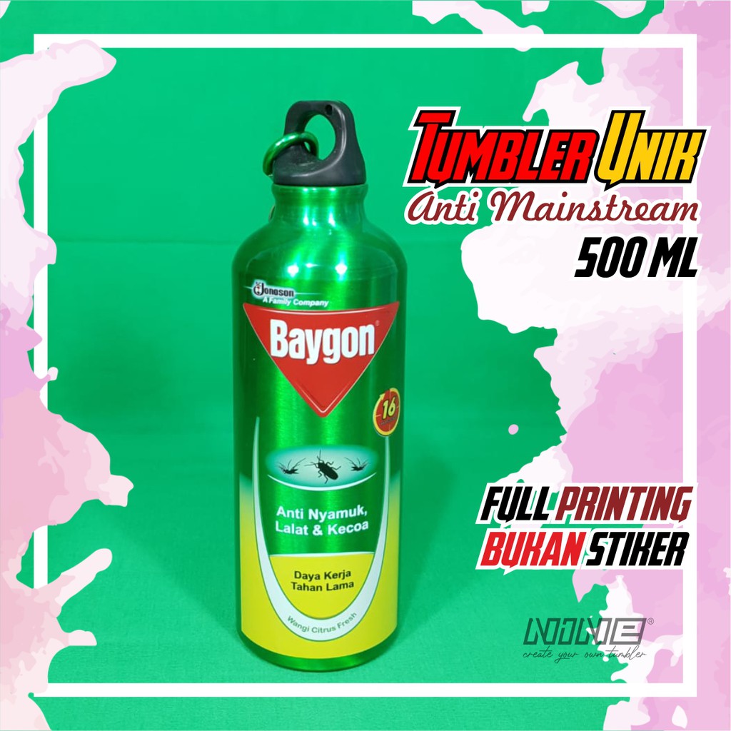 Jual TUMBLER UNIK BAYGON Citrus - Botol Minum Sport 500ml | Shopee ...