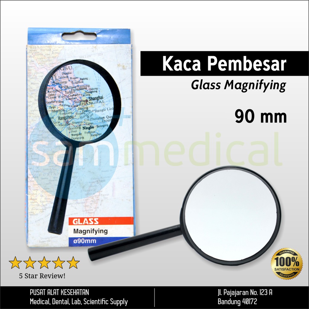 Jual Kaca Pembesar 90 mm - Lup - Loupe, Magnifying Glass, Magnifier ...