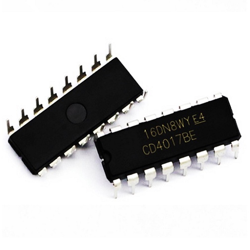 Jual IC 4017 IC Decade Counter CD4017 BE Penghitung 8 Bit 16 Pin Led ...