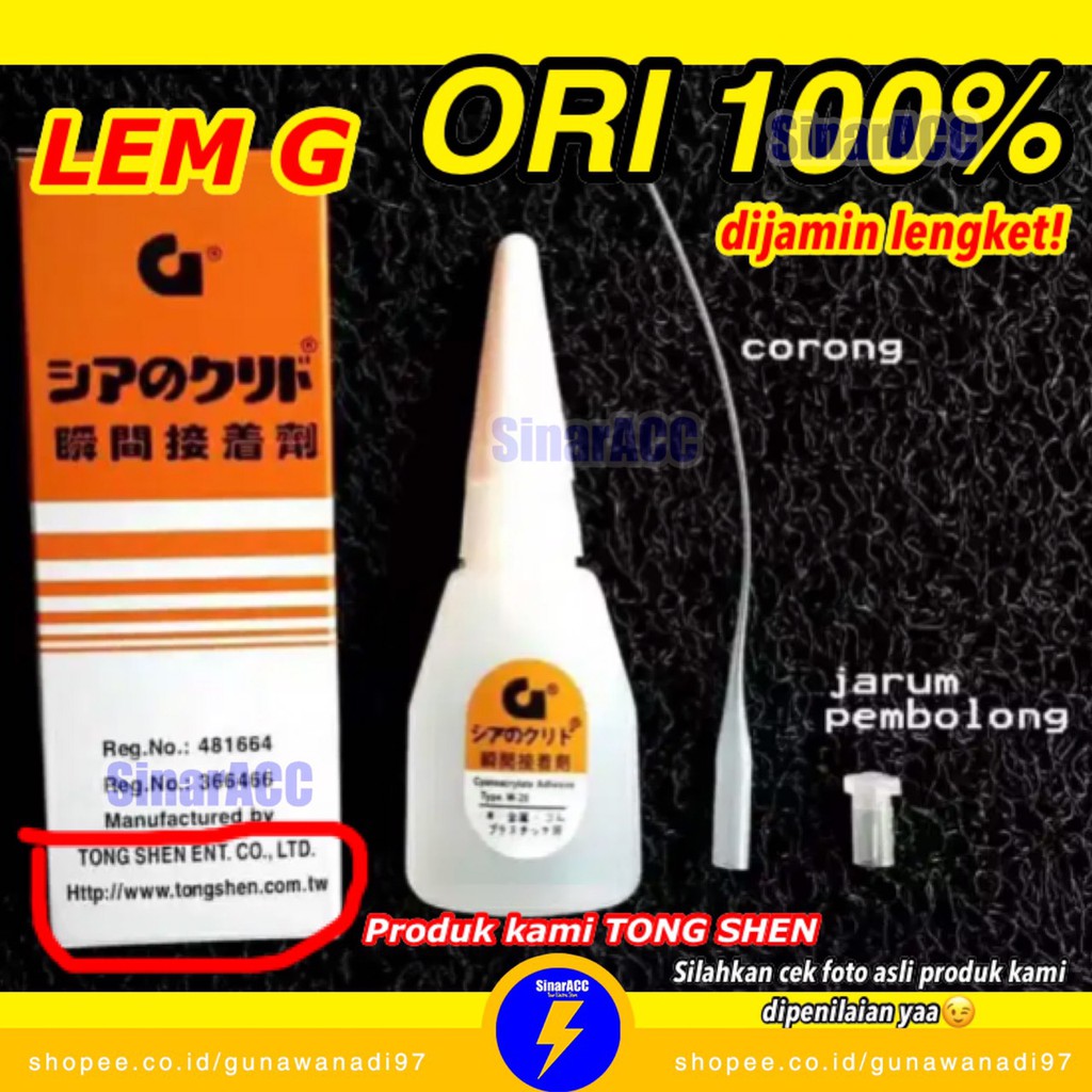 Jual Lem G lem super original Lem setan lem serbaguna kualitas ori ...