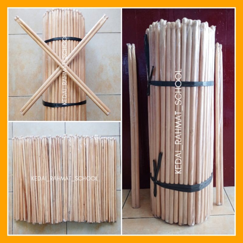 Jual COD Sepasang Tongkat Kayu Stick Bendera Semaphore Smapur | Shopee ...