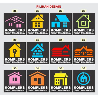 Jual Stiker Cutting Sticker Mobil / Motor - Tanda Penghuni Kompleks ...