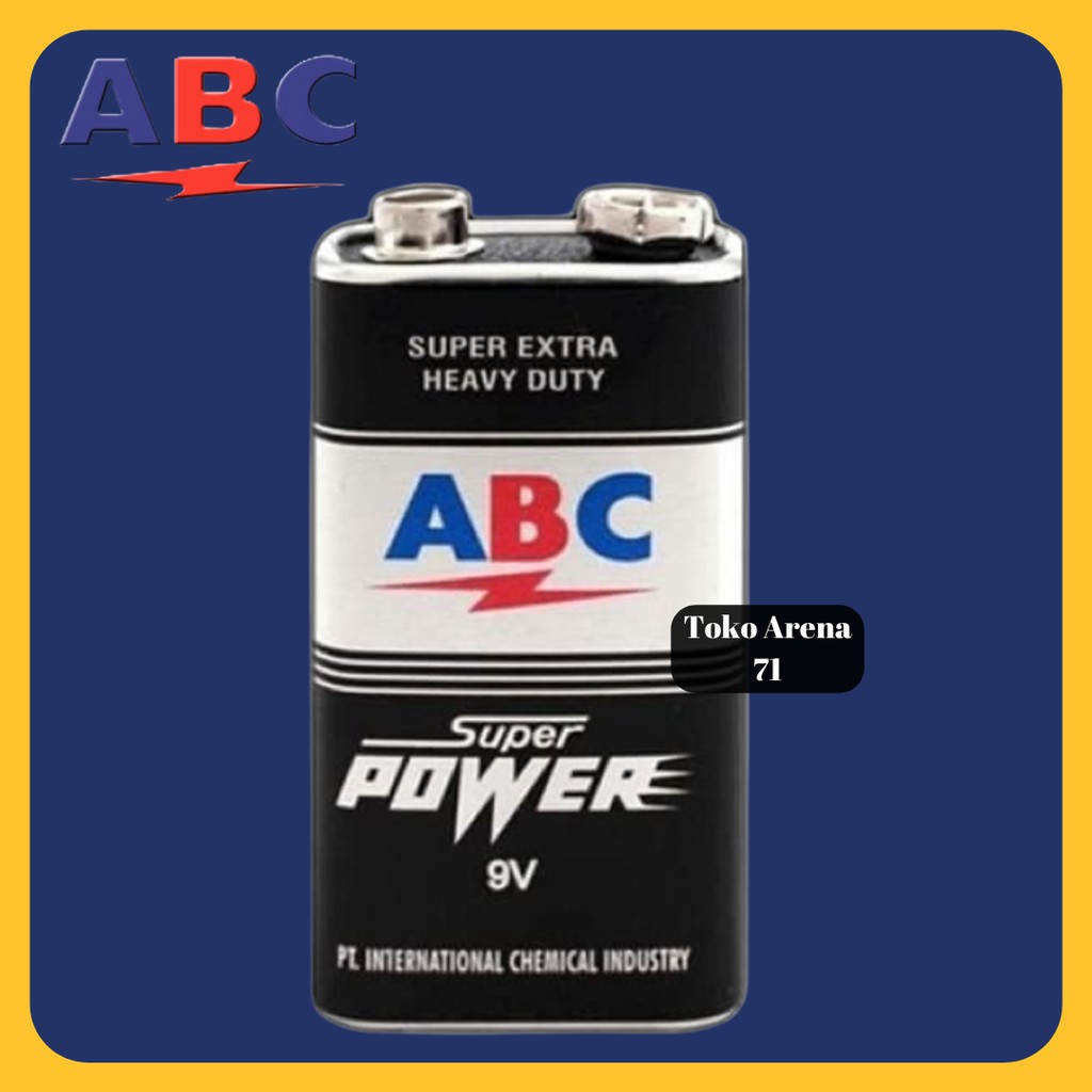 Jual Batu Baterai ABC Kotak 9V 9 Volt Super Power / Batu Baterai ...
