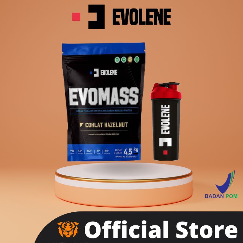Jual EVOLENE EVOMASS EVO MASS GAINER 10 LBS 10 LB BPOM HALAL SUSU ...