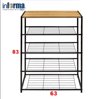 Jual SALE TERBATAS Rak Sepatu INFORMA Brandon kabinet Besi Kayu ...