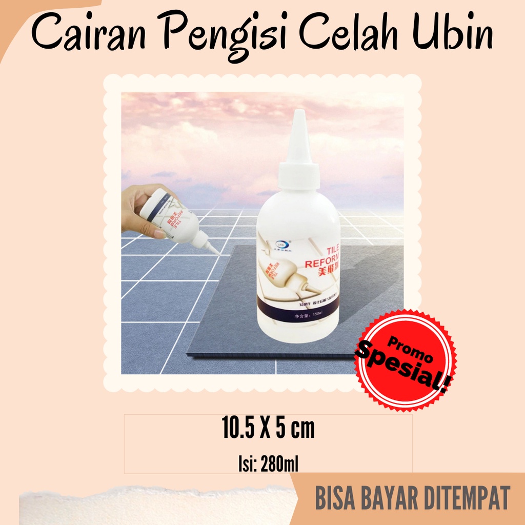 Jual Cairan Pengisi Celah Ubin Tile Gap Refill Agent Sealer Repair Glue ...