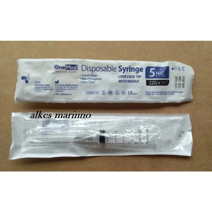 Jual Spuit 5cc Onemed | Shopee Indonesia