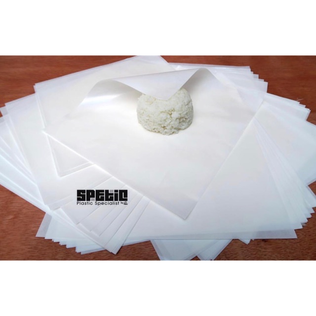 Jual Kertas Nasi Putih 30cm x 30cm / Kertas Burger / Kertas Nasi KFC ...