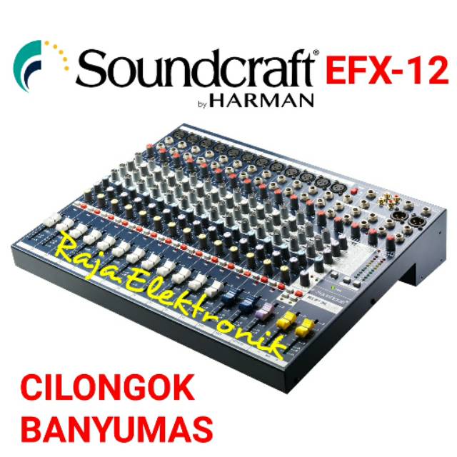 Jual Mixer SOUNDCRAFT EFX 12 Channel Lexicon Effect Echo Reverb EFX12 ...