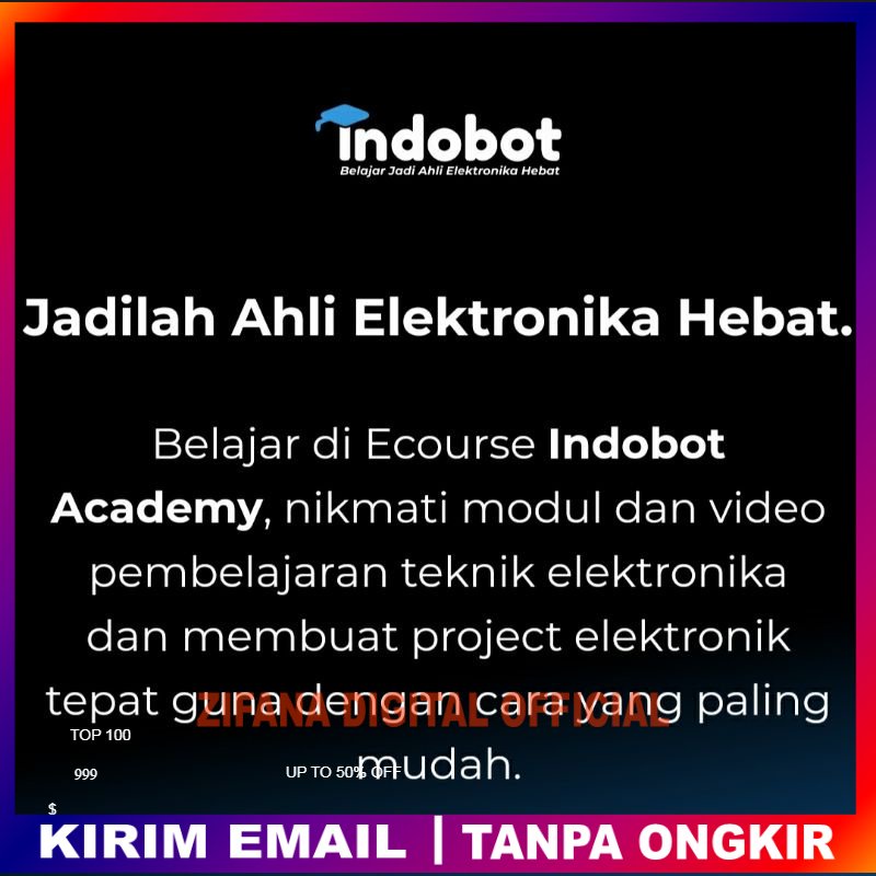 Jual BELAJAR ECOURSE ELEKTRONIK INDOBOT - LISTRIK, TEKNIK DIGITAL ...