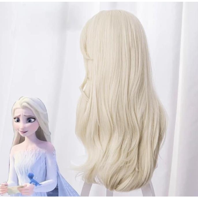 Jual Wig Frozen Elsa / Wig Frozen II Elsa / Rambut Palsu Princess Elsa ...