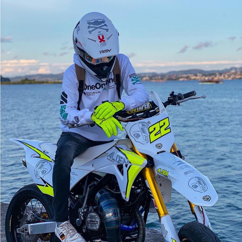 Jual DECAL KLX GORDON CRF150L KLX BF WR155R DTRACKER ALIEN Indonesia ...