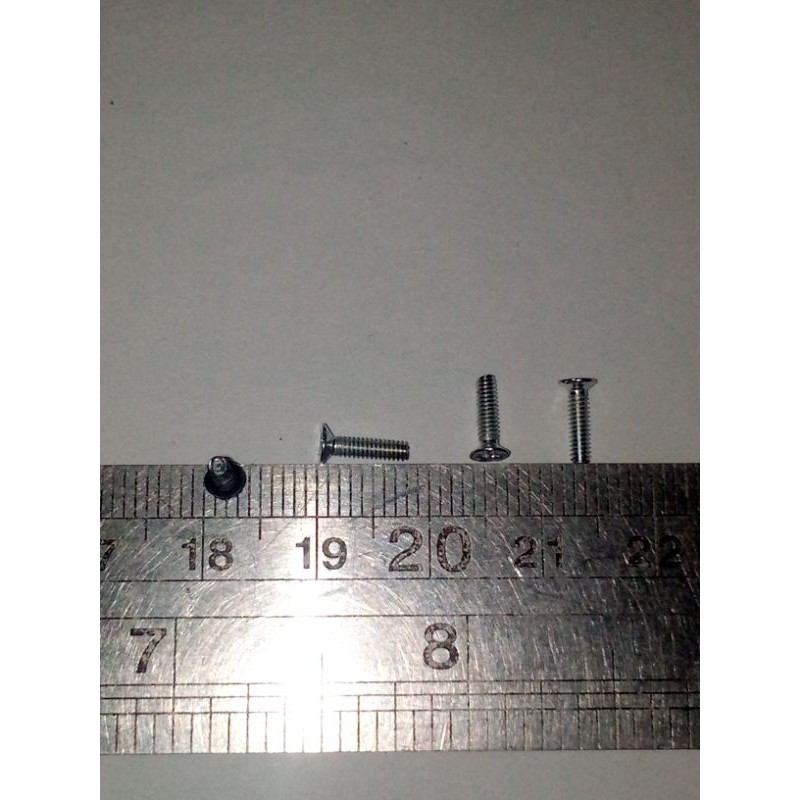 Jual BAUT BAUD SEKRUP SKRUP SCREW FLAT M2X8 2X8 HEAD 3.5mm LAPTOP ...