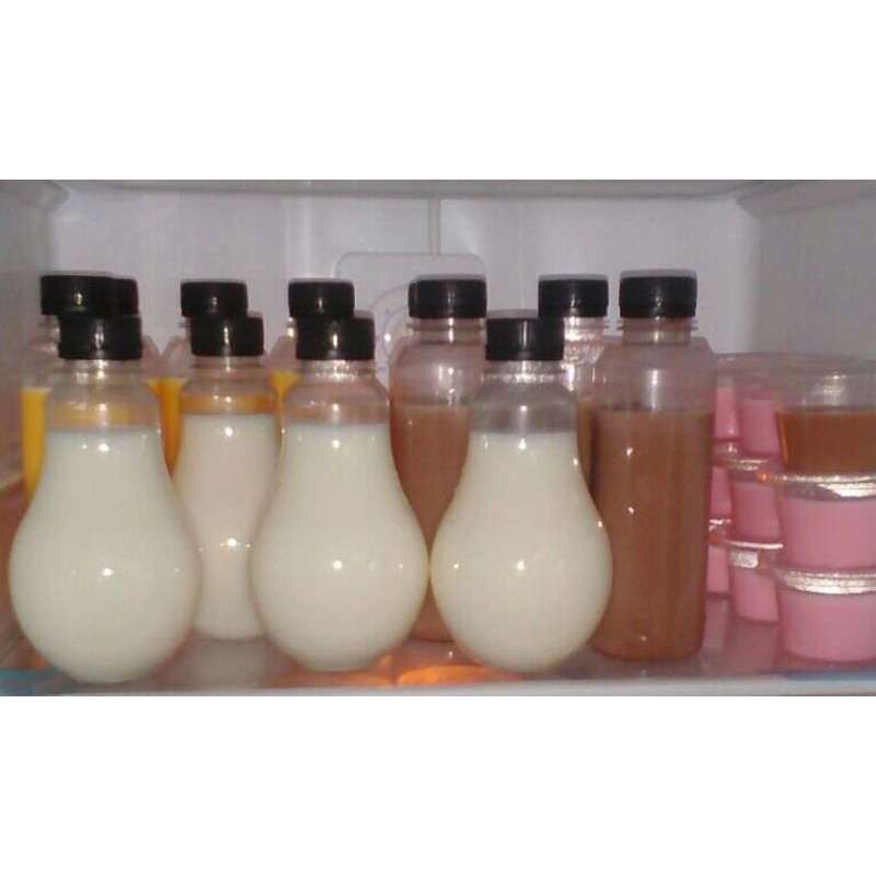 Jual Botol silky pudding bohlam puding sedot wadah puding pudot jelly ...