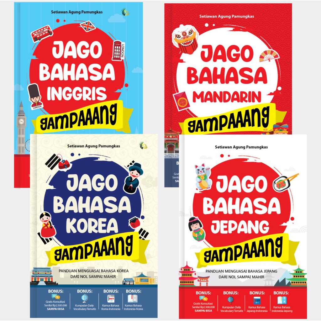 Jual Semesta Hikmah Publishing - Untuk Pemula / Buku Jago Kuasai Bahasa Inggris - Jepang - Korea ...
