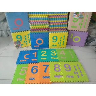 Jual Karpet Puzzel Angka 30x30x1cm | Shopee Indonesia