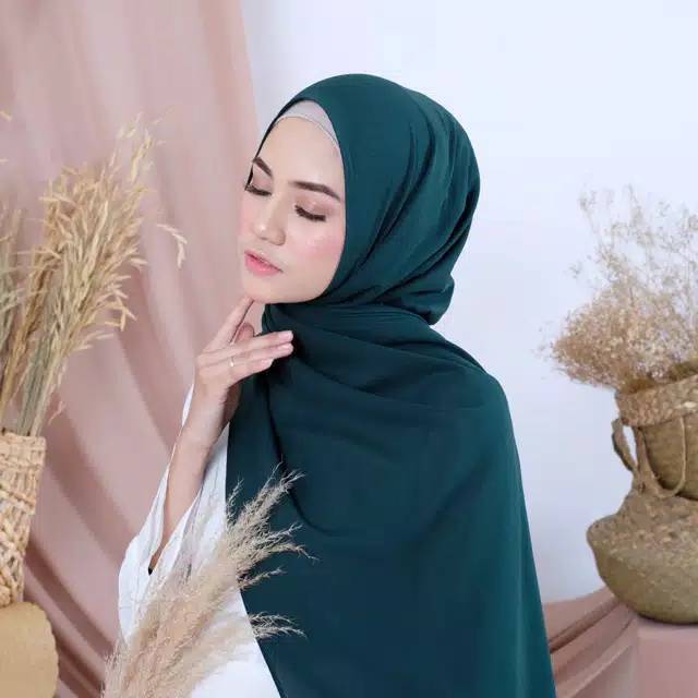 Jual JILBAB PASHMINA CERUTY BABYDOLL ARMANY | Shopee Indonesia
