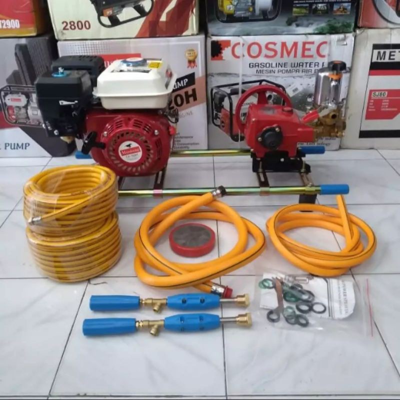 Jual Steam cuci motor mobil bensin siap pakai untuk usaha+2rol selang+2 stik Indonesia|Shopee ...