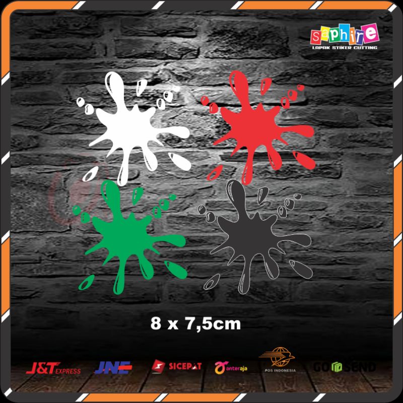 Jual Stiker Bercak Air 1warna (4pcs) | Shopee Indonesia