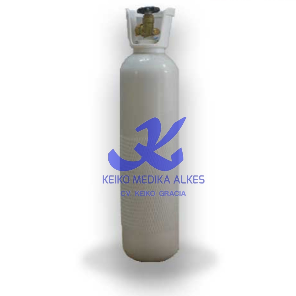 Jual tabung oksigen 1 m3 warna putih keiko medika alkes jambi | Shopee ...
