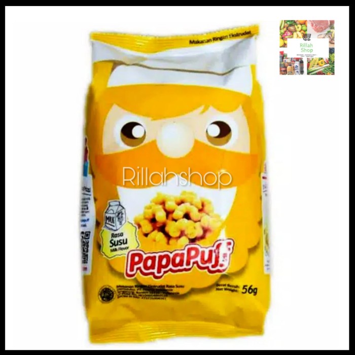 Jual Papapuff/Papa Puff Milk Flavour 56 gram ( rasa jagung susu ...