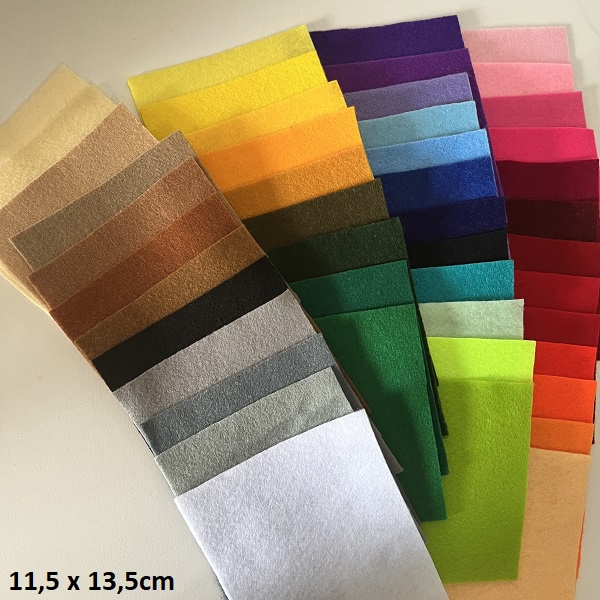 Jual Kain Flanel Ukuran 11,5 x 13,5cm Warna Warni Satuan Eceran Pernak ...