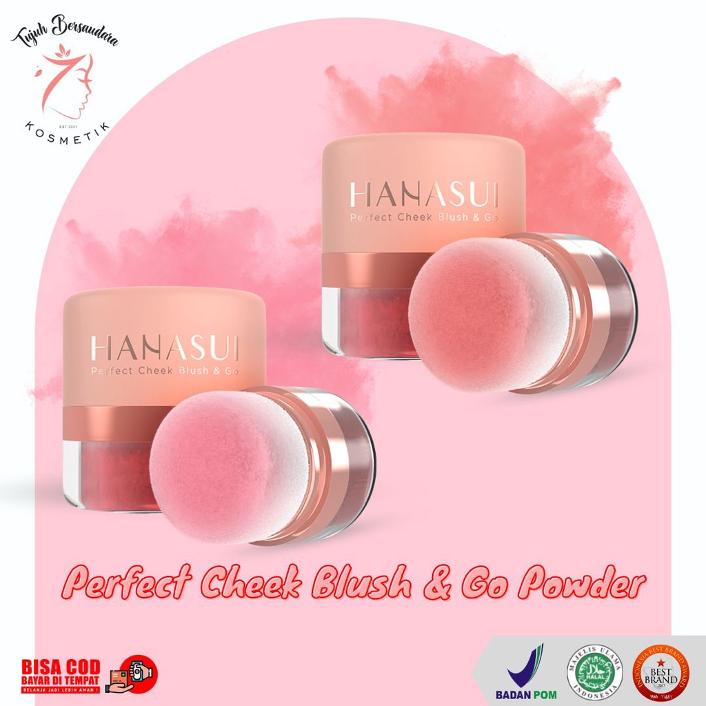 Jual Hanasui Perfect Cheek Blush & Go Powder | Blush On | Perona Wajah ...