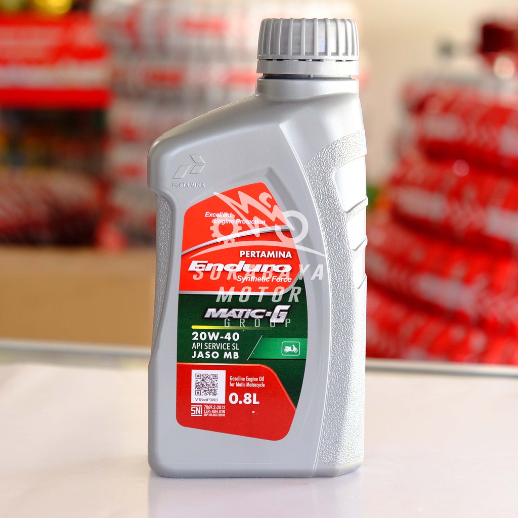 Oli Enduro Matic G / S / V 0,8L 1L Pertamina API SL Kemasan BARU 800ml ...