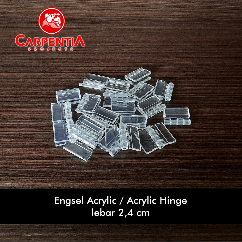 Jual Engsel Akrilik / Acrylic Hinge lebar 2,4 cm | Shopee Indonesia