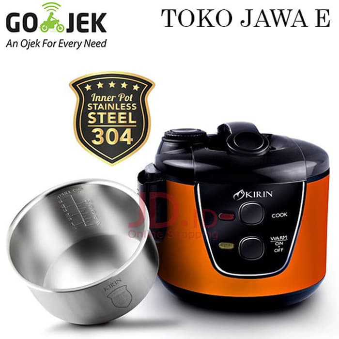Jual RICE COKER KIRIN KRC 389 2 Liter Panci Luar Dalam Stenlies - GARANSI RESMI | Shopee Indonesia
