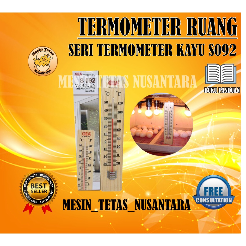 Jual Termometer Termometer S092 untuk Mesin Tetas Dan Ruangan | Shopee ...