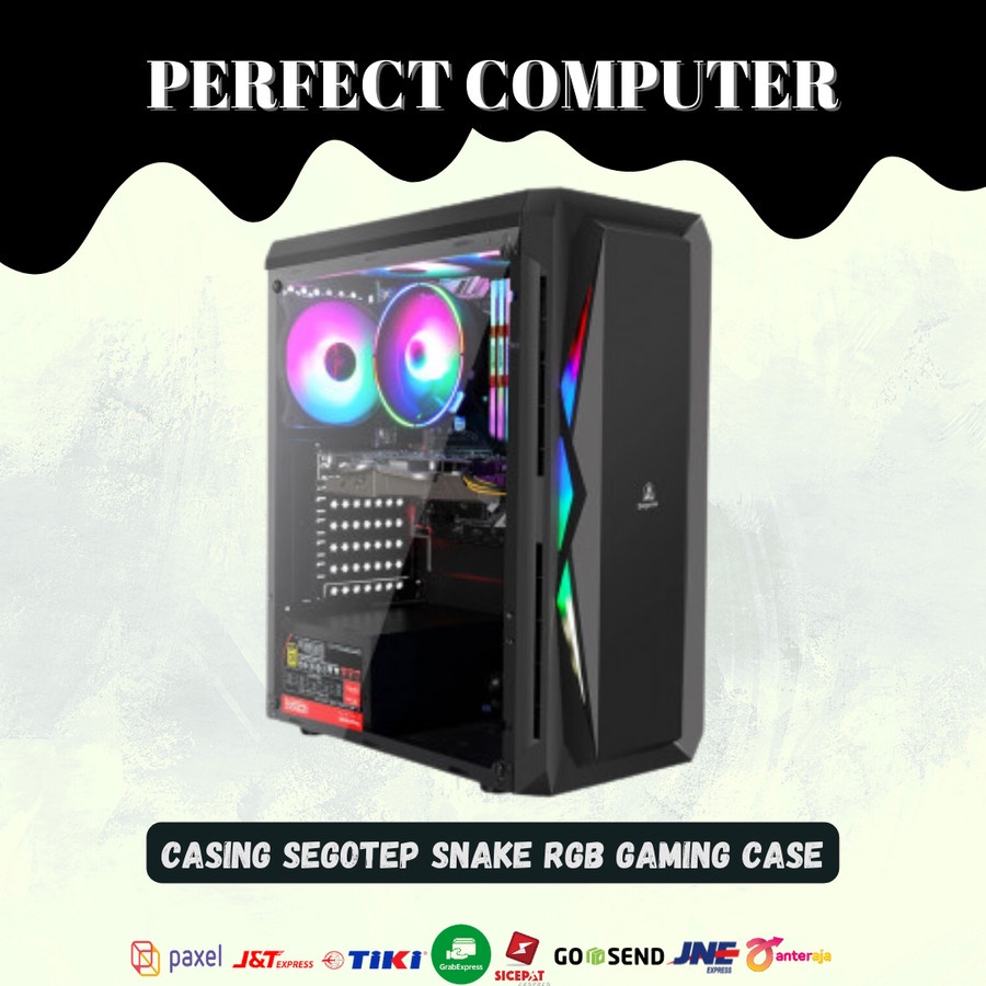 Jual Casing SEGOTEP SNAKE RGB Gaming Case | Shopee Indonesia