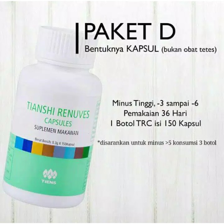 Jual Tiens Tianshi Vitamin Herbal Insomnia Mata Minus Silinder Renuves ...