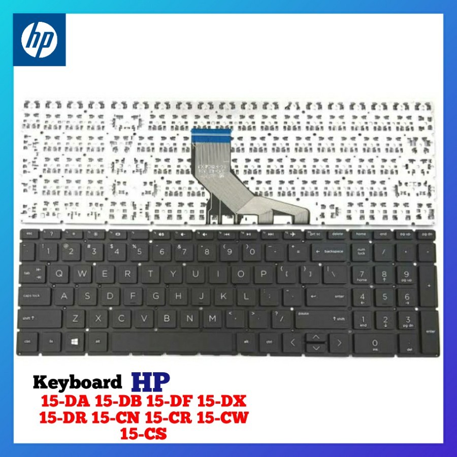 Jual Keyboard HP 15db 15-db 15-db0005au 15-db0009au 15-db0010au 15 ...