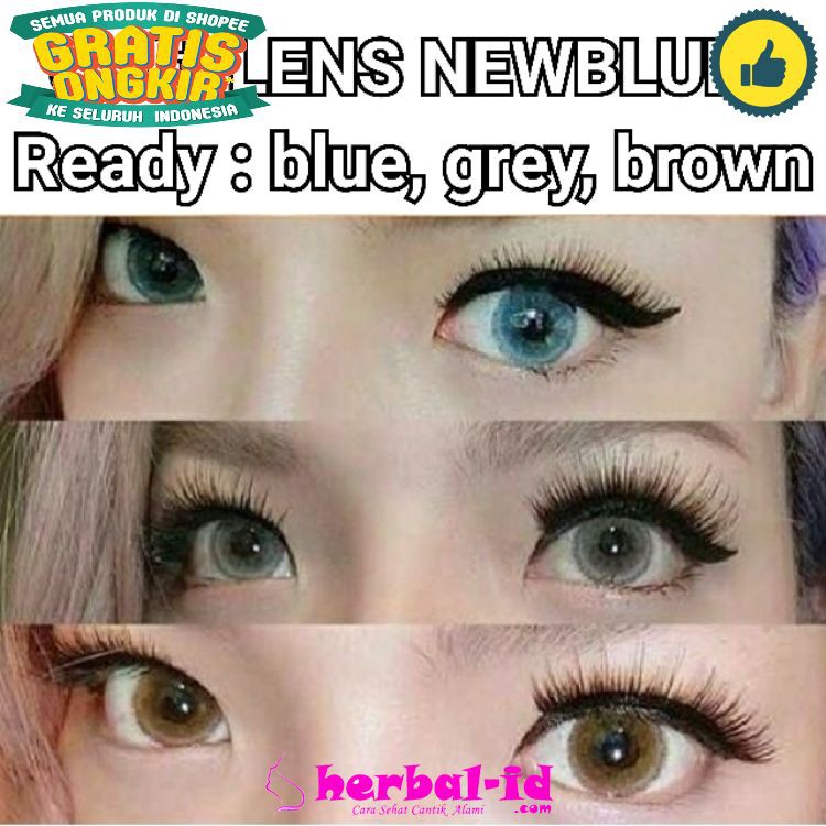Jual Softlens Softlens Newbluk Big Eyes / Soft Lense New Bluk / Contact ...
