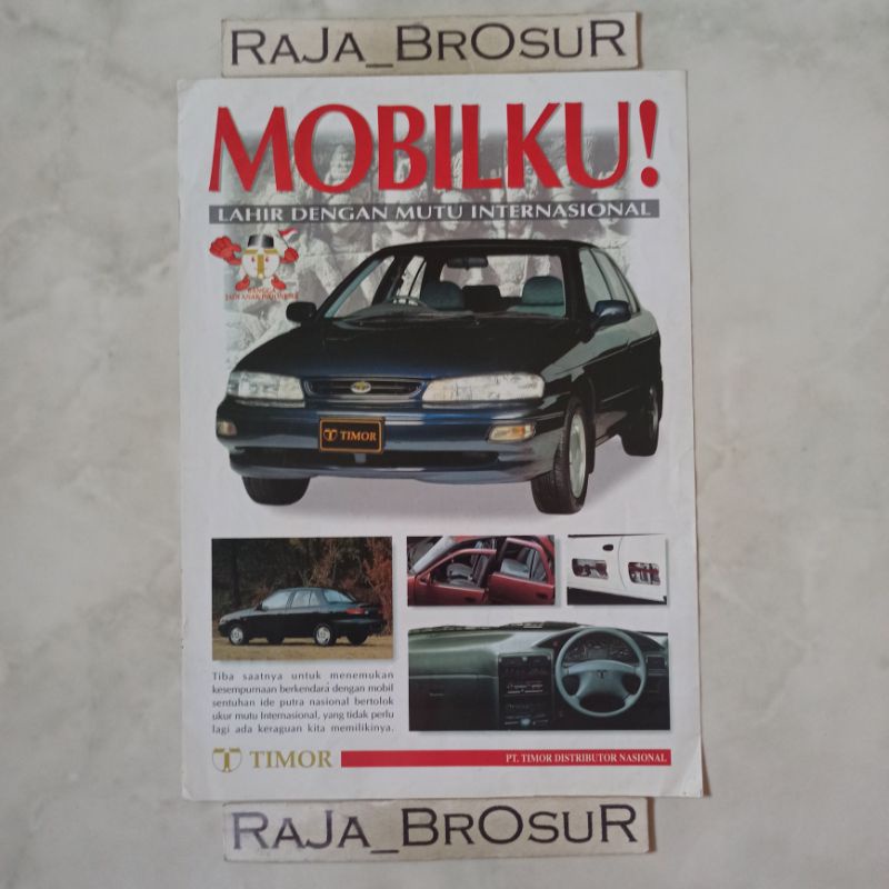Jual Poster brosur katalog flyer jadul lawas Timor S515I/Timor S515 ...