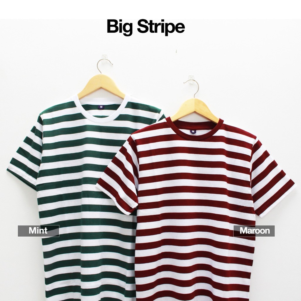 Jual KAOS POLOS STRIPE WARNA BIG BLACK / KAOS BELANG HITAM / BAJU SALUR HITAM / KAOS GARIS GARIS ...