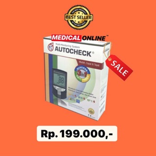 AUTOCHECK GCU 3 IN 1 3IN1 AUTOCHECK MESIN ALAT CEK GULA DARAH ...
