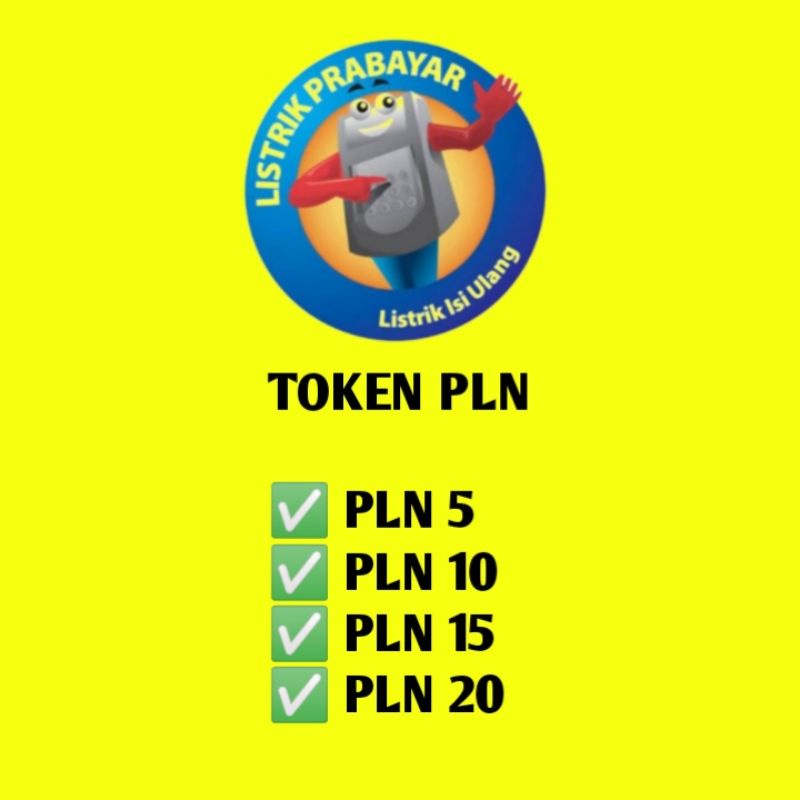 Jual TOKEN LISTRIK PRABAYAR PROMO PLN 5K 10K 15K Indonesia|Shopee Indonesia