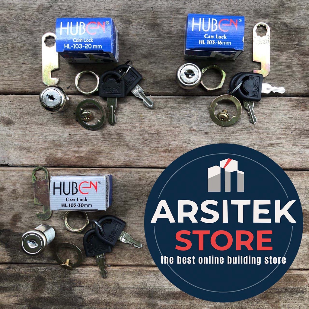 Jual HUBEN Cam Lock HL 103 ORIGINAL - Kunci Kait Laci Lemari Loker ...
