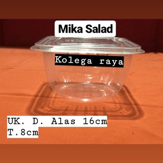 Jual Mika Es Kepal Milo Mika Salad Buah Mika Salad Sayur Plastik FoodGrade 500ML Isi 25PCS ...
