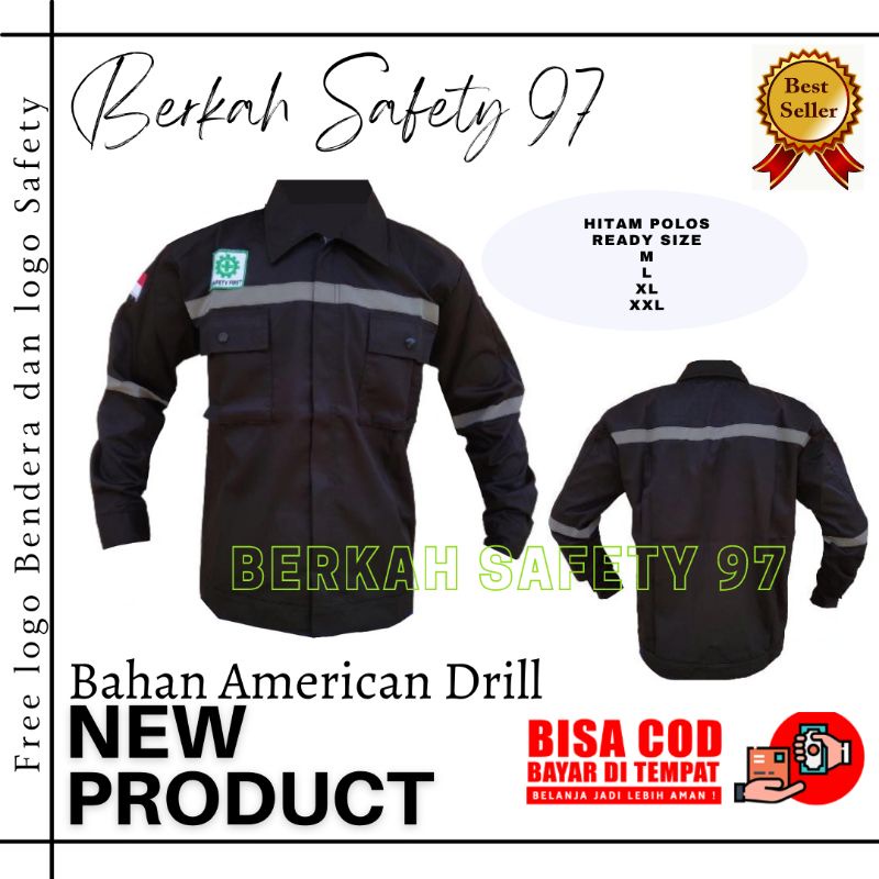 Jual Wearpack kerja proyek/baju kerja bengkel/wearpack kerja safety ...