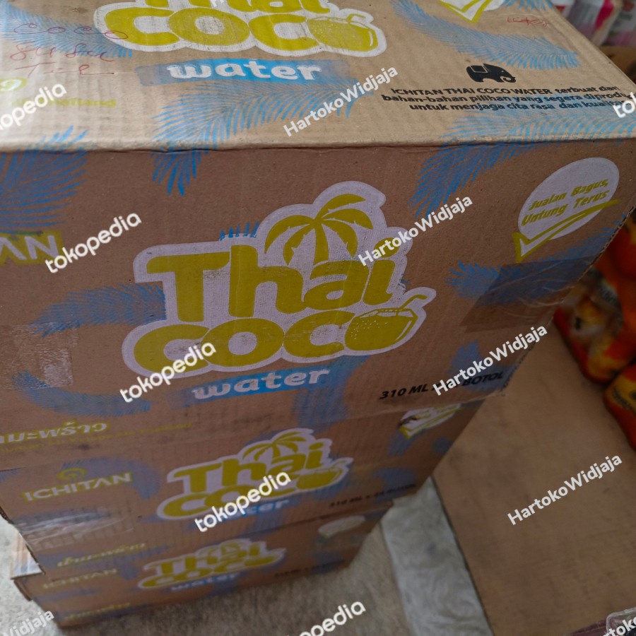 Jual ICHITAN THAI COCO / KELAPA 310ML DUS ISI 24 BOTOL Indonesia|Shopee ...
