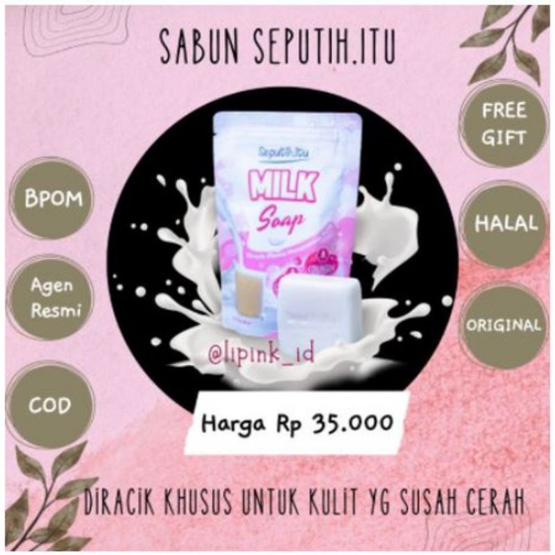 Jual SABUN PEMUTIH BADAN INSTAN SEPUTIH ITU ORI BPOM | Shopee Indonesia