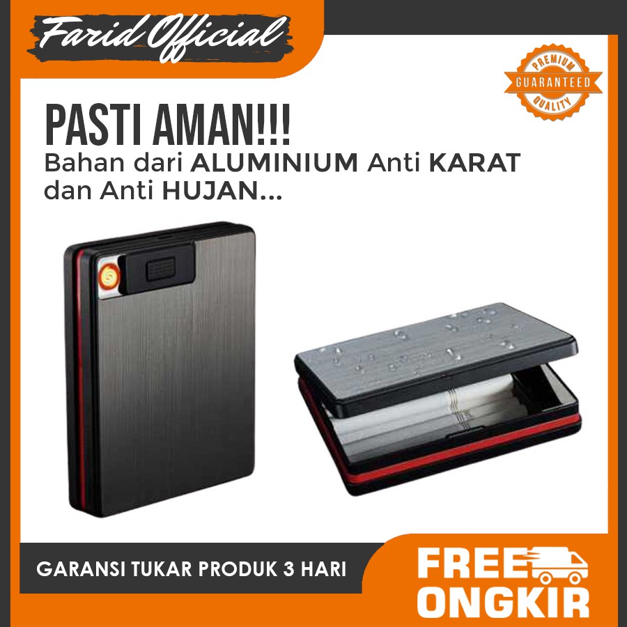 Jual Kotak Rokok Tempat Roko 20 Slot Wadah Rokok Roko Korek Api ...