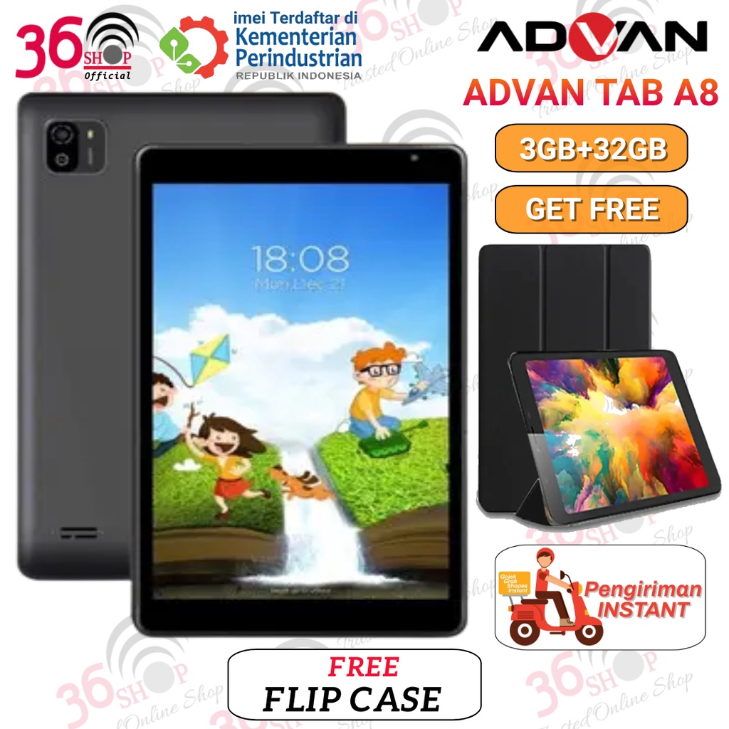 Jual Advan Tab A8 3GB+32GB 2022 Garansi Resmi 1 Tahun Indonesia|Shopee ...