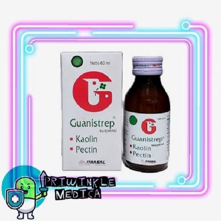 Jual guanistrep syrup sirup syr kaolin pectin 60 ml 60ml / botol ...